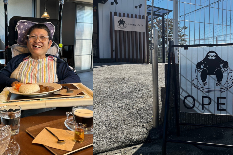 Yumiko-san, our great supporter, visited us! - Sloth Cafe スロースカフェ